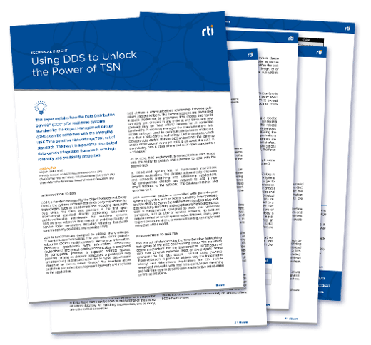 DDS and TSN: Converging Two Communications Standards